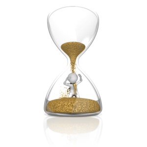 Stick Figure Running In Clock | 3D Animated Clipart for PowerPoint ...
